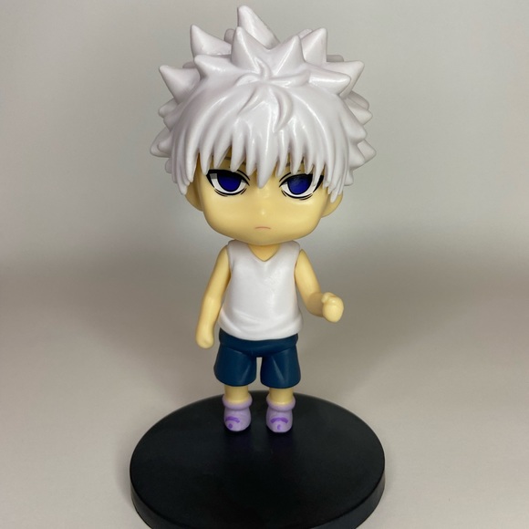 Accents | Serious Killua Zoldyck Action Figure With Stand No Box 3 78in ...